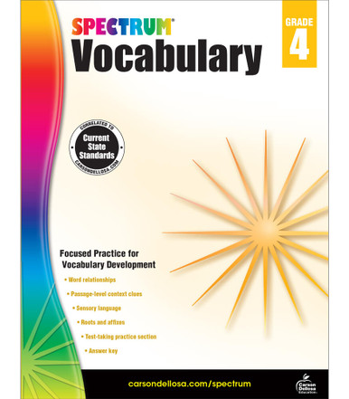 Grade 4 Spectrum Vocabulary Workbook eBook (PDF)