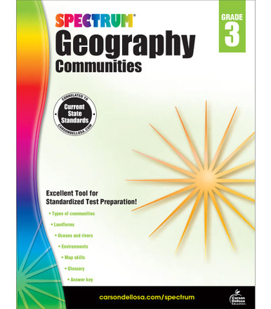 Grade 3 Spectrum Geography Workbook Paperback