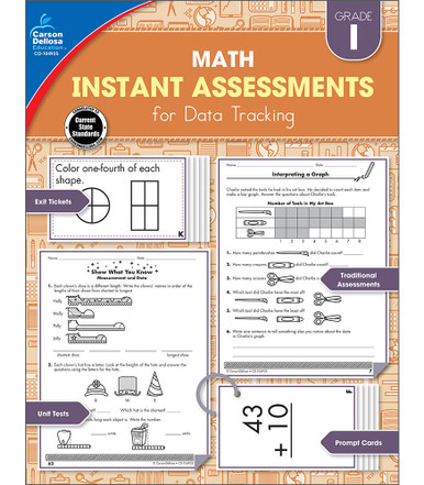 Grade 1 Math Instant Assessments for Data Tracking Resource Book eBook ...