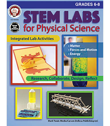Grade 6-8 STEM Labs for Physical Science Resource Book Paperback