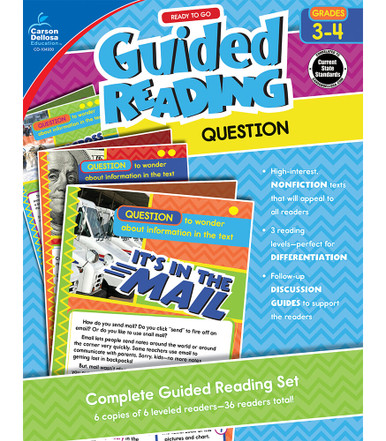 Grade 3-4 Guided Reading: Question Resource Book Paperback