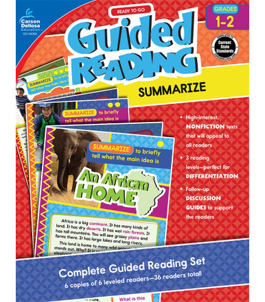 Grade 1-2 Guided Reading: Summarize Resource Book Paperback