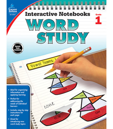 Interactive Notebooks: Word Study Resource Book Grade 1 eBook