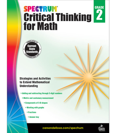 Grade 2 Spectrum Critical Thinking for Math Workbook Paperback
