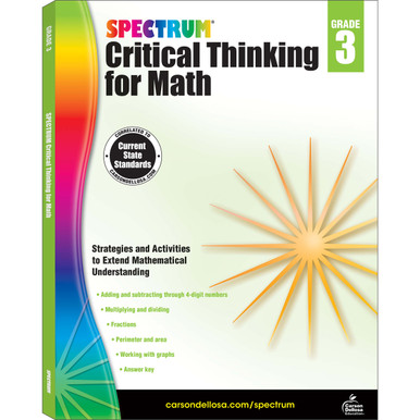 Grade 3 Spectrum Critical Thinking for Math Workbook eBook