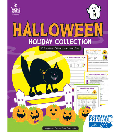 Halloween Holiday Printable Collection Grade 4