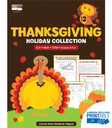 Thanksgiving Holiday Printable Collection Grade 2