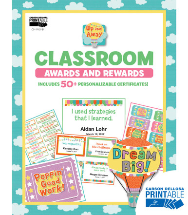 Up and Away Classroom Printable Awards & Rewards