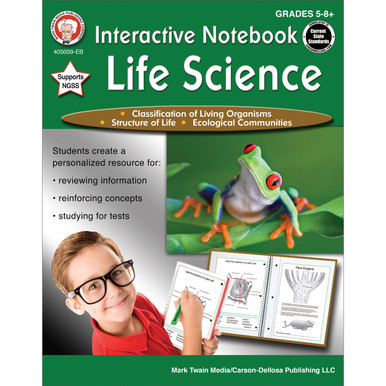 Grade 5-8 Interactive Notebook: Life Science Resource Book eBook (PDF)