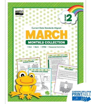 March Monthly Printable Collection Grade 2