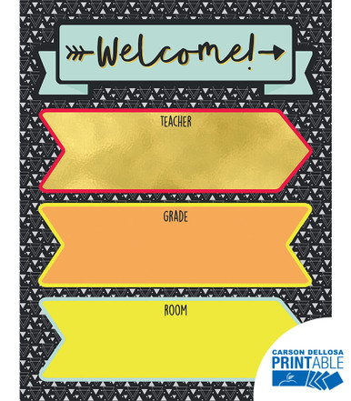 Aim High Welcome Printable Poster