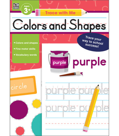 Grade PK-2 Trace with Me: Colors and Shapes Activity Book eBook