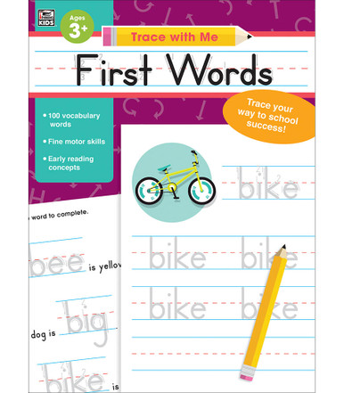 Trace with Me: First Words Activity Book Grade Preschool-2 eBook