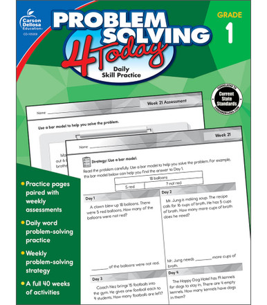 Grade 1 Problem Solving 4 Today Workbook eBook (PDF)
