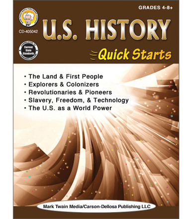 Grade 4-12 U.S. History Quick Starts Workbook eBook (PDF)