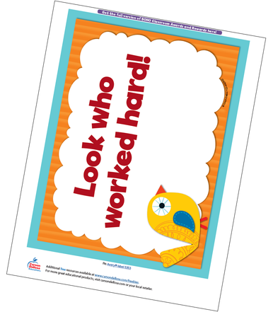 Boho Birds Full Page Certificate Free Incentive | Carson Dellosa