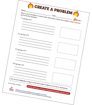 Create A Problem Free Printable | Carson Dellosa