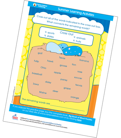 Cross Out Free Activity | Carson Dellosa