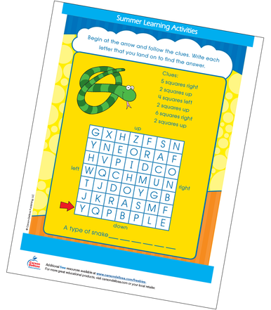 Snake Puzzle Free Activity | Carson Dellosa