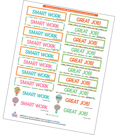 Up and Away Motivational Word Stickers Free Incentive | Carson Dellosa