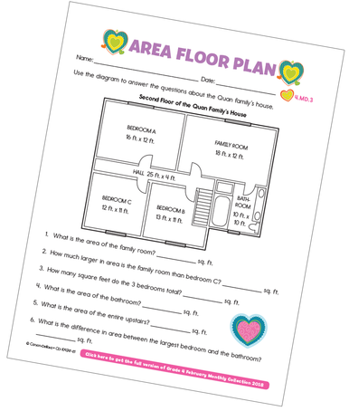 Area Floor Plan Free Printable | Carson Dellosa