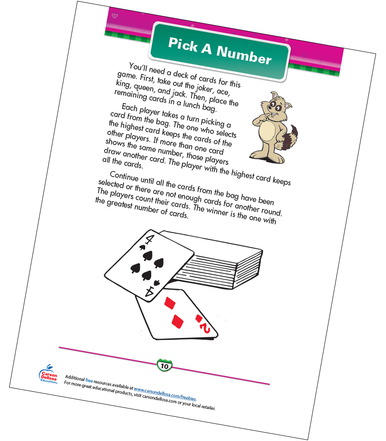 Pick A Number Free Printable | Carson Dellosa