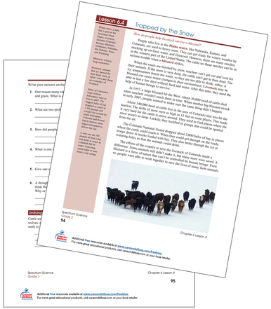 Trapped by the Snow Free Printable | Carson Dellosa