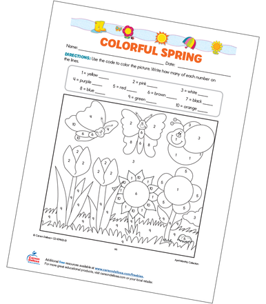 Colorful Spring Free Printable | Carson Dellosa
