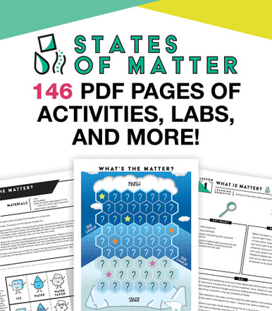 In a Flash: States of Matter Printable Collection Grade 1-3