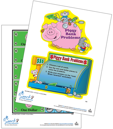 Piggy Bank Problems Free Activity | Carson Dellosa