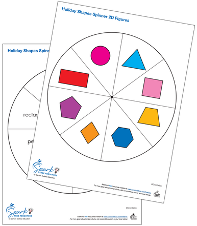 Holiday Shapes Free Printable | Carson Dellosa