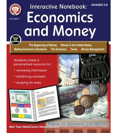 Grade 5-8 Interactive Notebook: Economics and Money Resource Book eBook