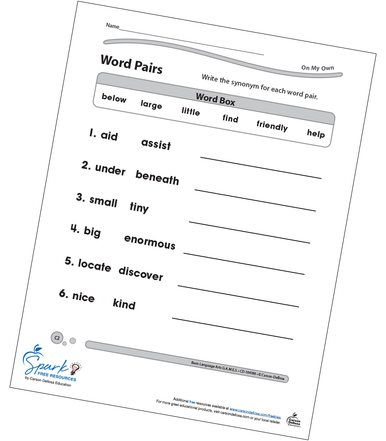 Word Pairs | Carson Dellosa