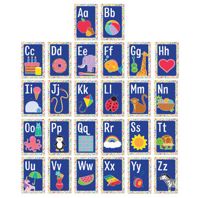 Grade PK-2 Mini Posters: Alphabet Cards Poster Set