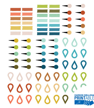 Let's Explore Mini Printable Cutouts