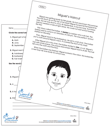 Paired Passages for Critical Thinking: Back to-School Haircut Free ...