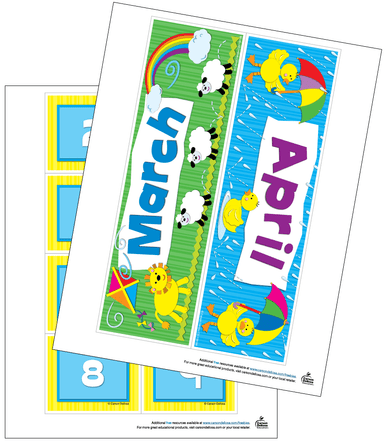 Deluxe Calendar Pocket Chart Cards Free Classroom Décor | Carson Dellosa