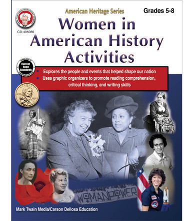 Grade 5-8 Women in American History Activities Workbook eBook (PDF)