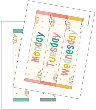 We Belong Free Drawer Cart Labels | Carson Dellosa