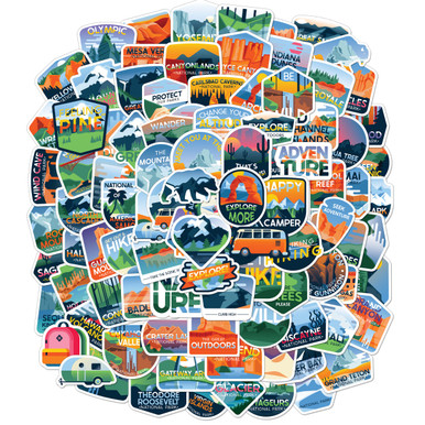 Adventure Vinyl Sticker Pack