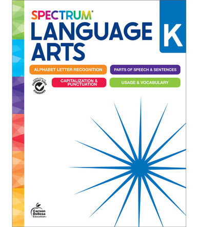 Grade K Spectrum Language Arts Workbook Paperback
