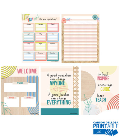 True to You Chart and Printable Poster Set