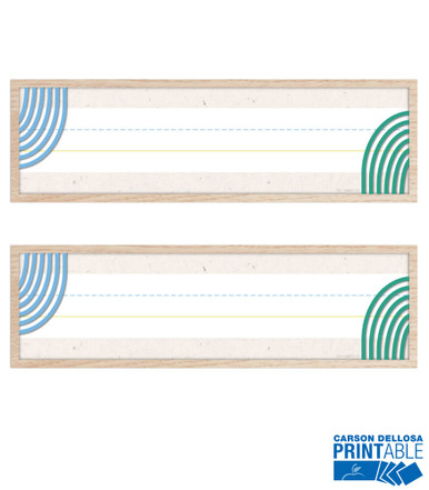 True to You Printable Name Plates