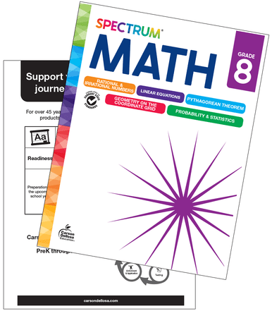 Spectrum Math Grade 8 Free Sample | Carson Dellosa