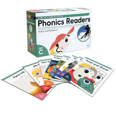 Grade K-3 Phonics Readers Set C, R-Controlled Vowels, Long Vowel Teams ...