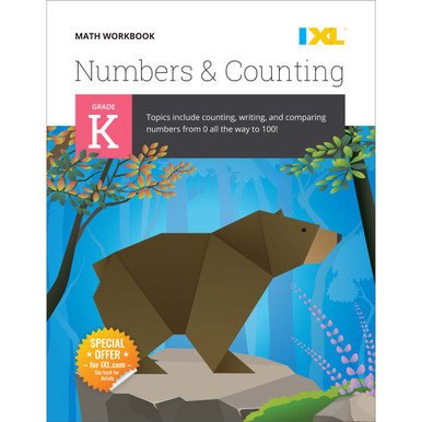 Grade K IXL Numbers & Counting Workbook Paperback