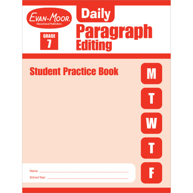 Grade 7 Daily Paragraph Editing, Student 5-Pack Workbook Bundle Paperback