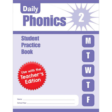 Grade 2 Daily Phonics, Student Workbook Paperback