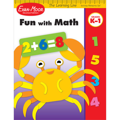 Grade K-1 Learning Line: Fun with Math Activity Book Paperback