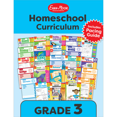 Grade 3 All Subjects Homeschool Bundle Paperback